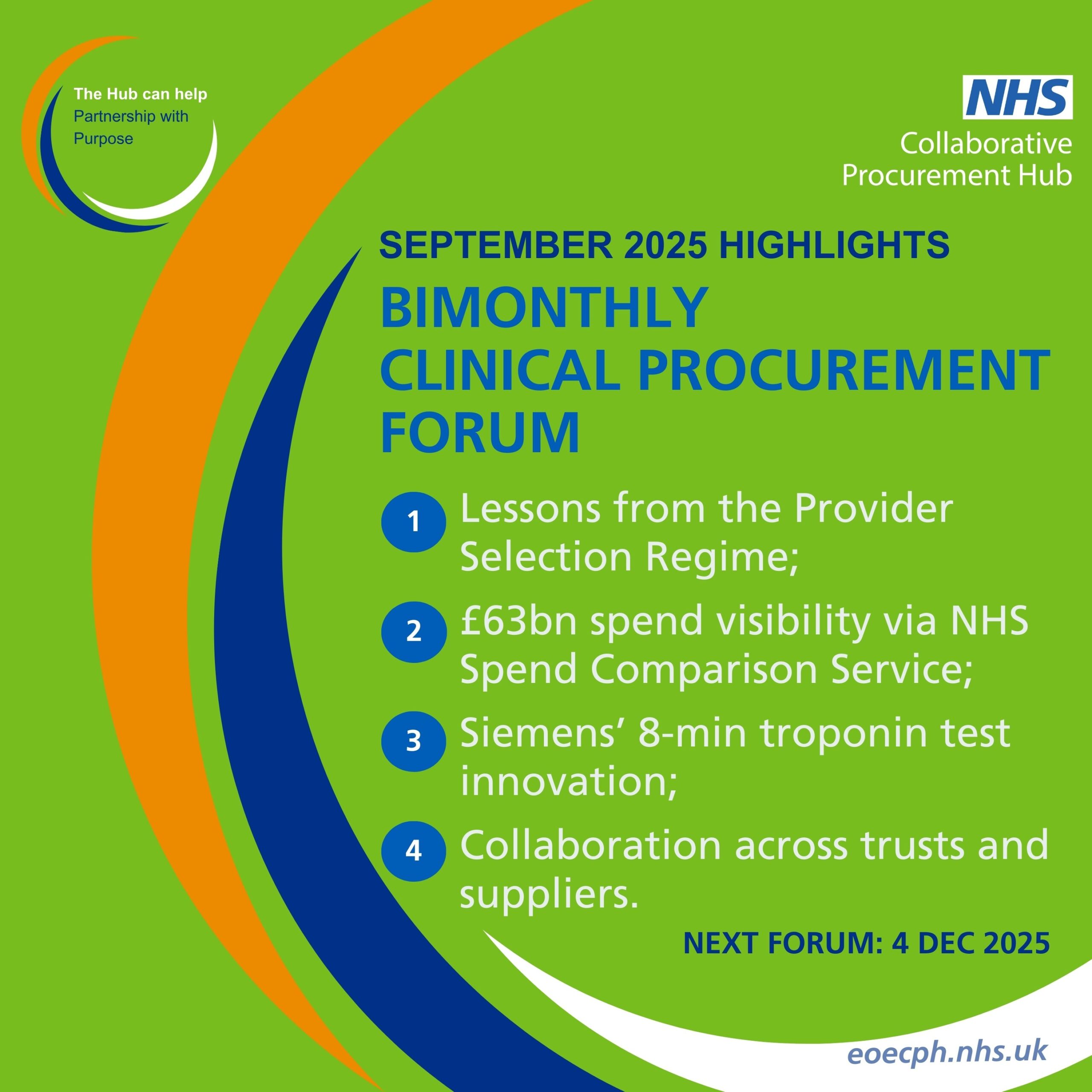 Clinical Procurement Forum – September 2025 Highlights - East of England Collaborative ...